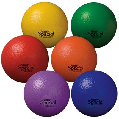 Set of 6 Volley® «Special» Polyurethane-Covered High-Density Foam Balls ...