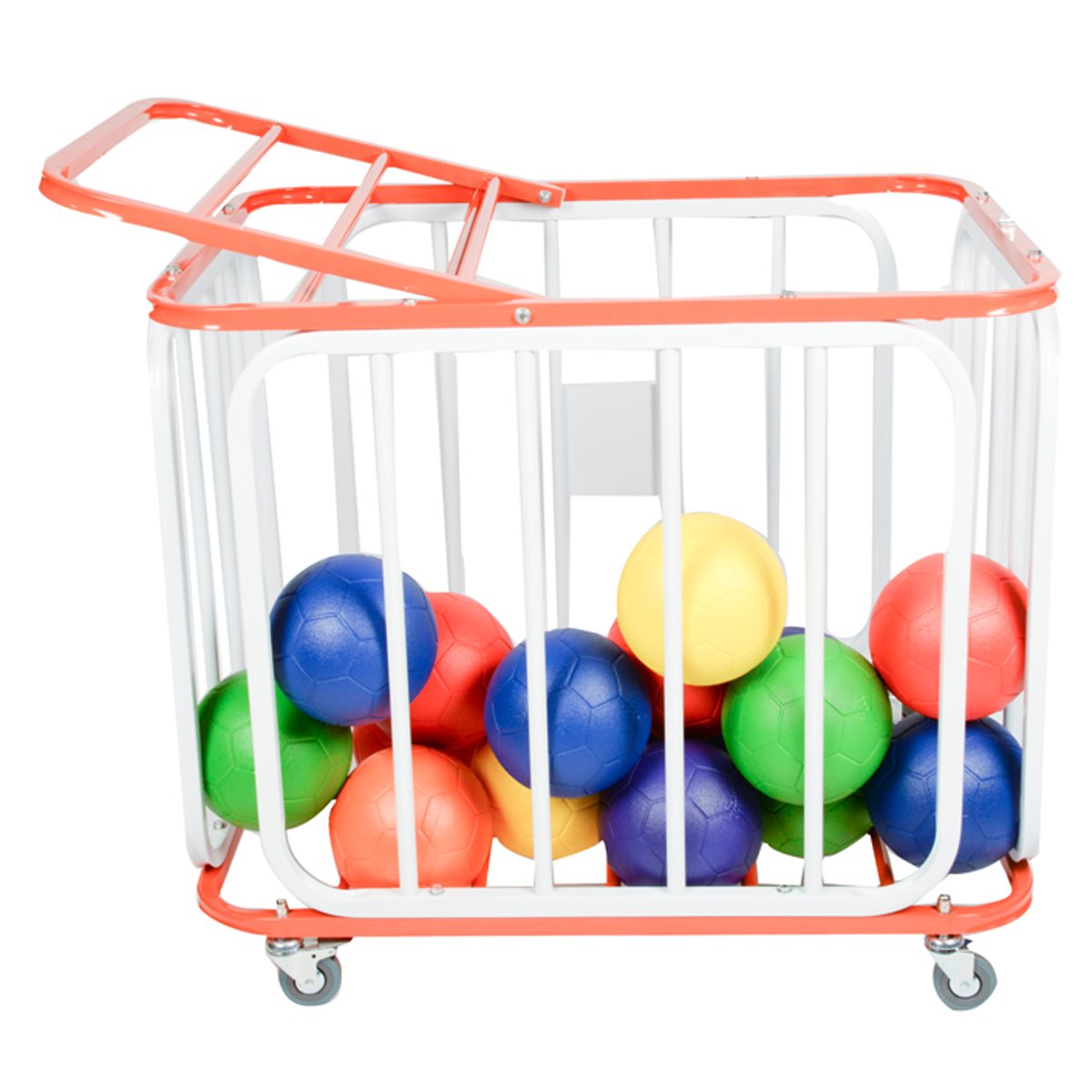 Lockable Aluminum Ball Cage, Capacity of 36 Balls, 37 x 30 x 32" (94 x ...