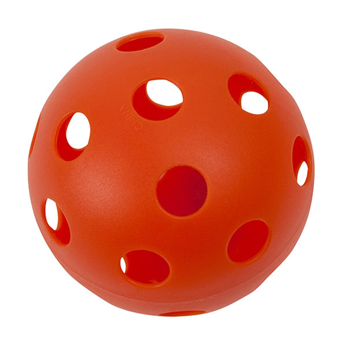 6 plastic wiffle balls, 4"