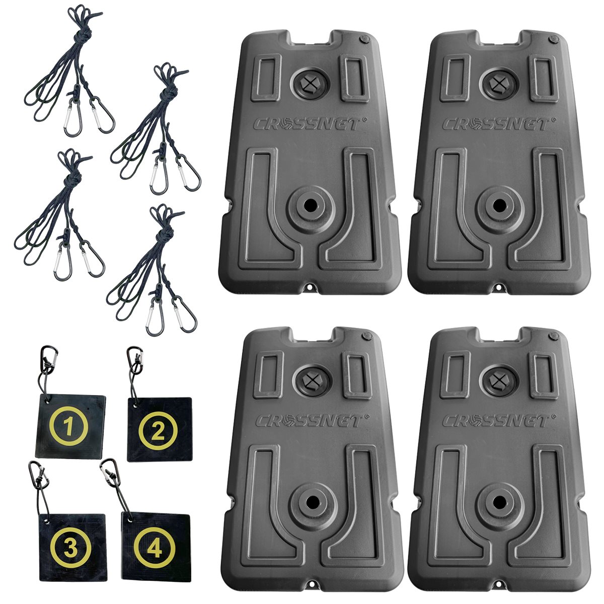 «Crossnet» Volleyball Game Set Indoor Bases