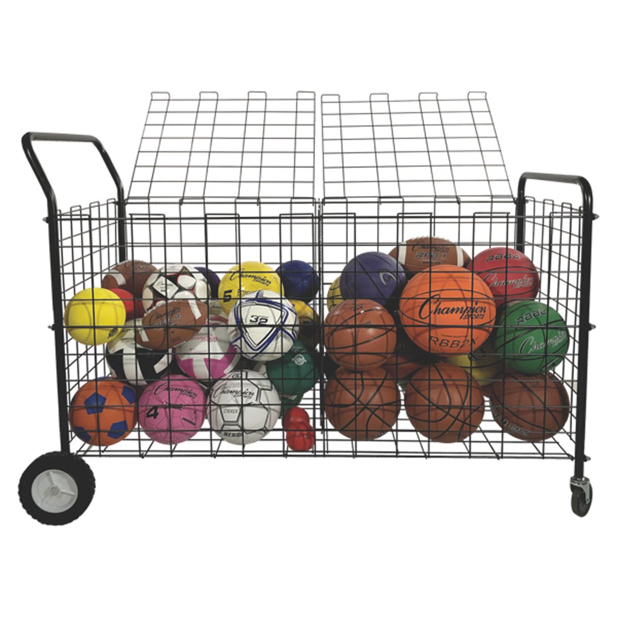 Double Lockable Steel Ball Cage, Capacity of 30 Balls, 38 x 24 x 59 ...