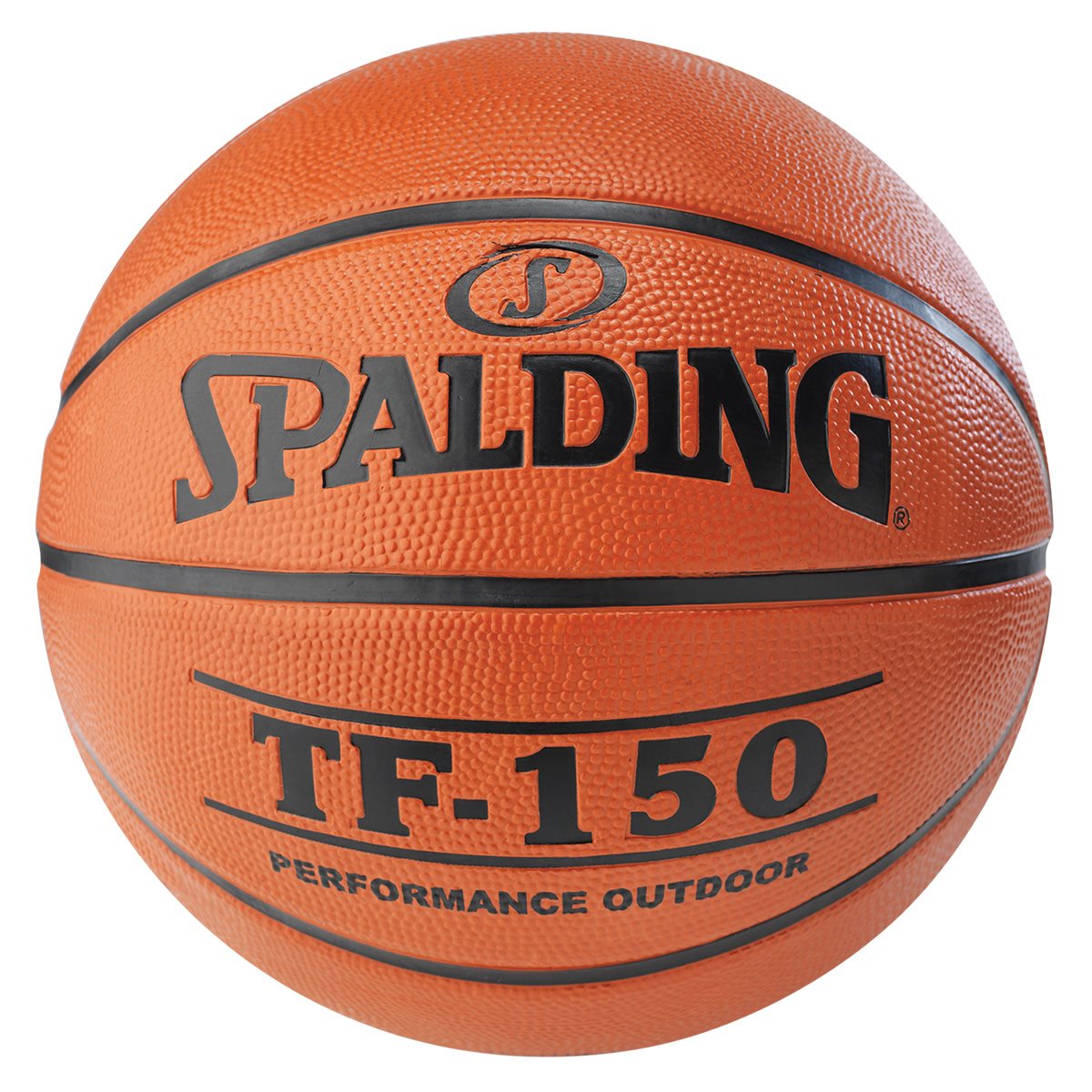 Spalding rubber basketball