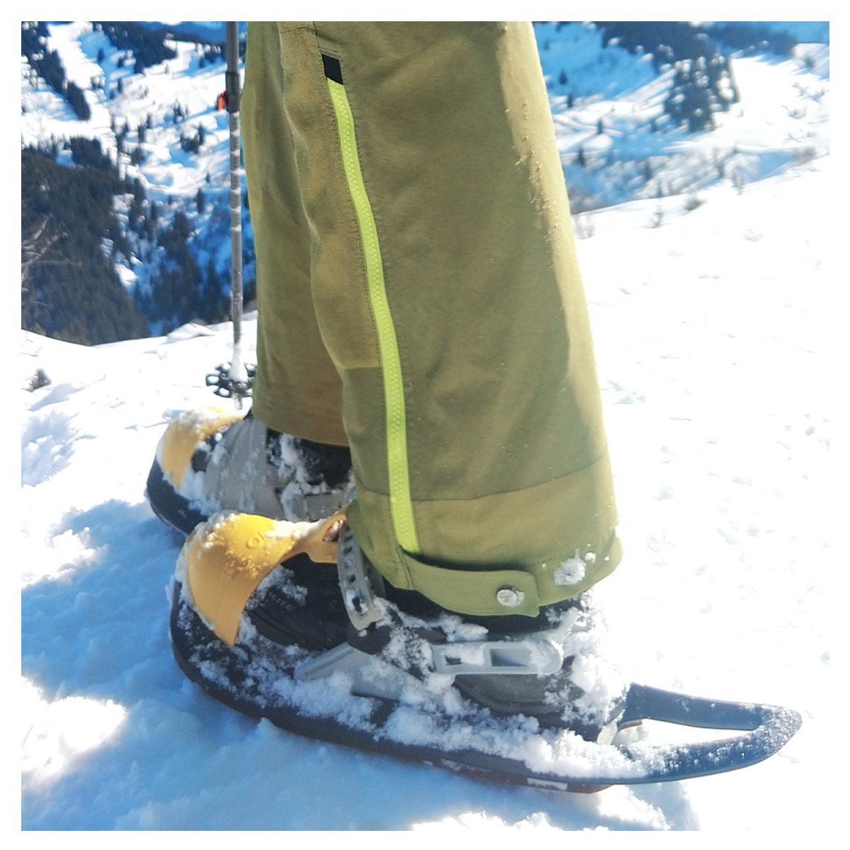 EVVO Toree Snowshoes, adult, silver / red